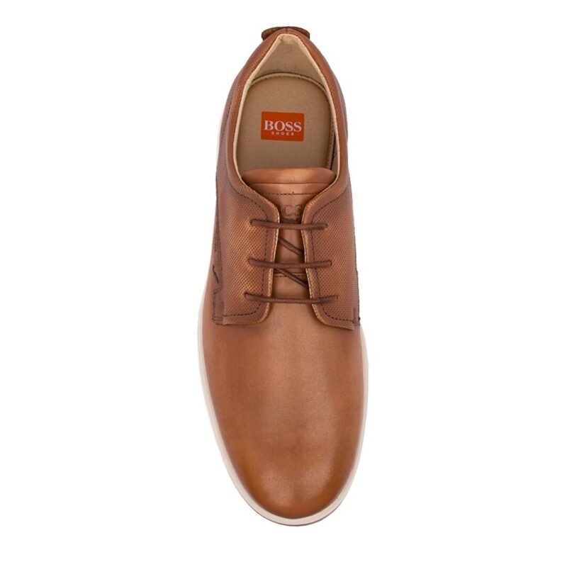 BOSS SHOES ΑΝΔΡΙΚΑ ΔΕΡΜΑΤΙΝΑ OXFORD ZA267 COGNAC - ShoeStore.gr